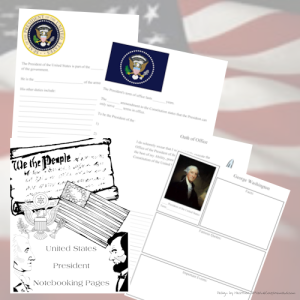 United States Presidents Notebooking Pages - Marine Corps Nomads