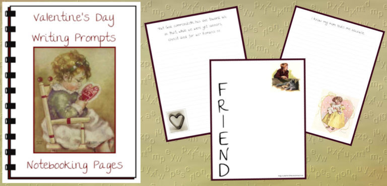 Valentine's Day Writing Prompts Notebooking Pages - Marine Corps Nomads